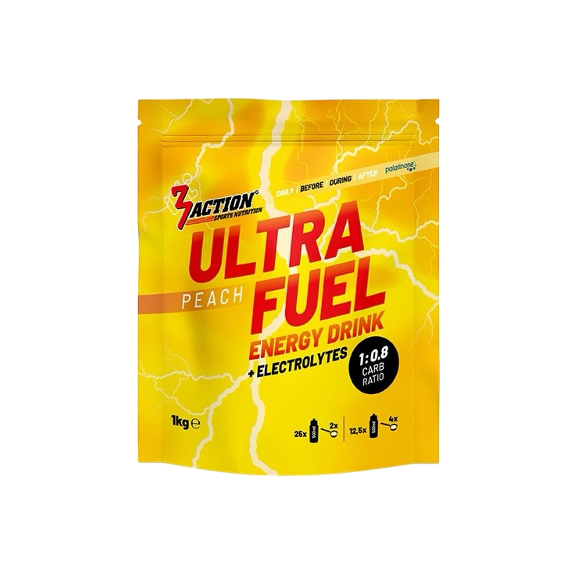 Ultra Fuel Energy Drink Peach – 3Action Sports Nutrition